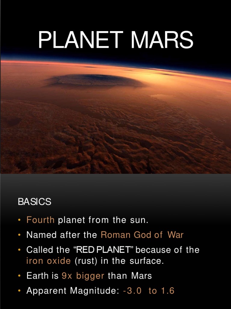 Mars | PDF | Mars | Terrestrial Planets