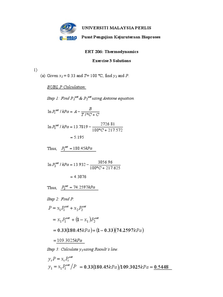 Thermodynamic Calculations for Vapor-Liquid Equilibrium of Methane ...
