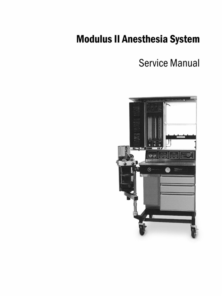 OHMEDA Modulus II MANUAL DE SERVICIO COMPLETO PDF | PDF