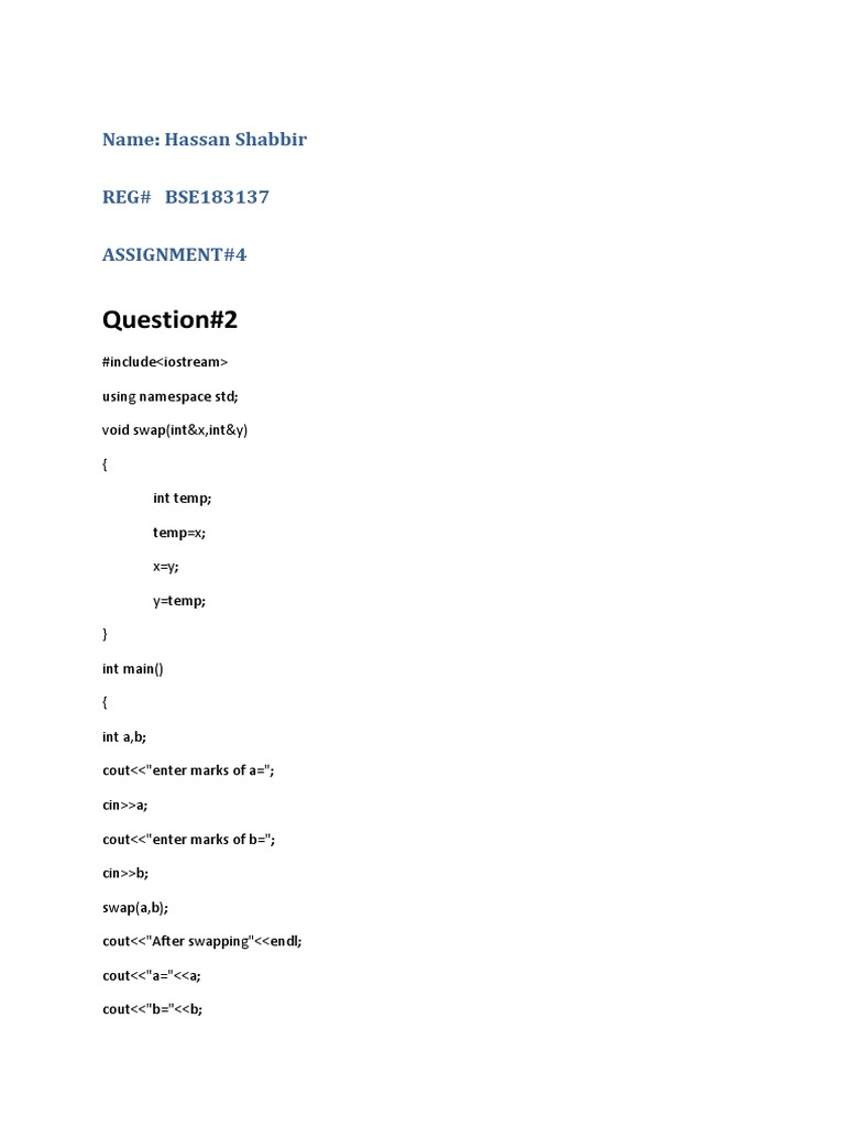 Itp Assignment 4 | PDF | Software Engineering | Computer Programming