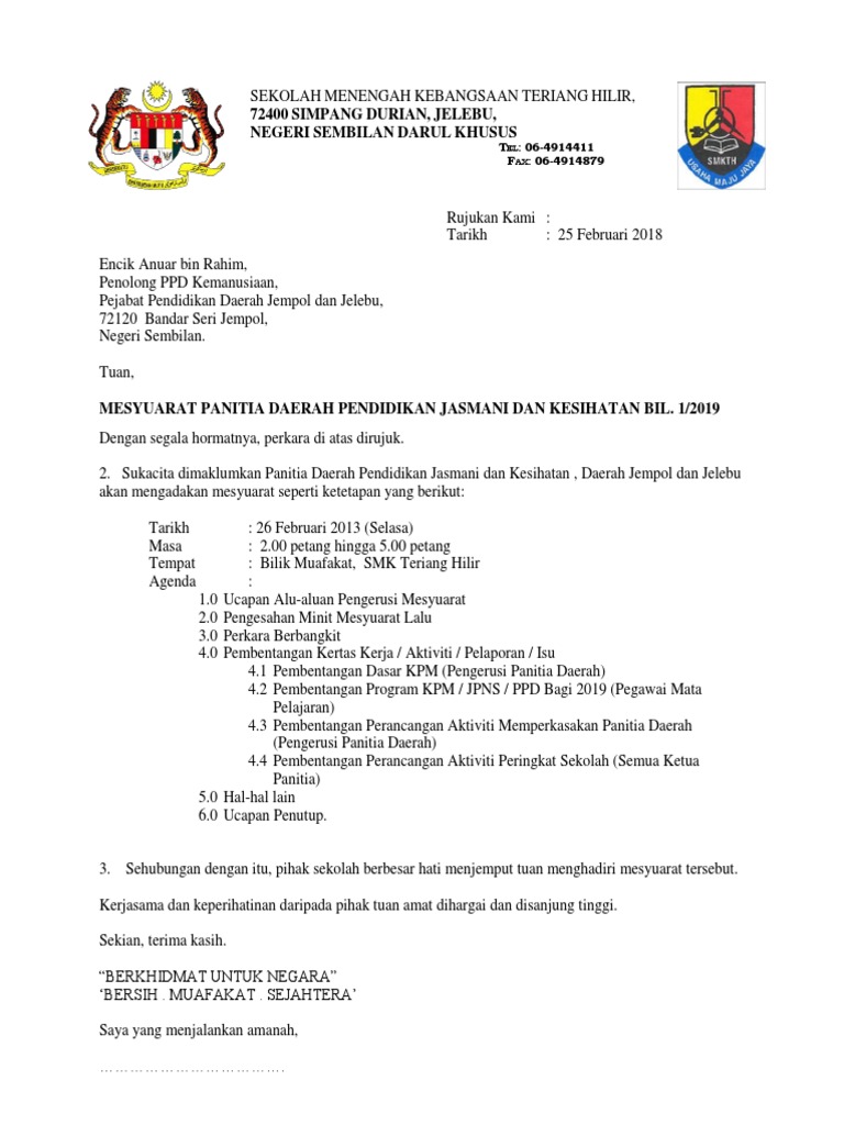 Surat Jemput en Anuar | PDF