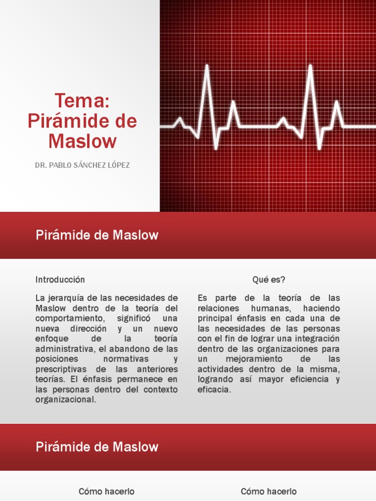 Jerarquia de Necesidades Maslow | Descargar gratis PDF | Conceptos psicologicos | Ciencias del ...