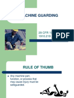 Check List - Machine Guarding | PDF | Machine (Mechanical) | Machines