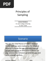 Measure Sampling JCI | PDF | Joint Commission | Sampling (Statistics)