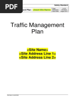 Construction Traffic Management Plan Template | PDF | Traffic | Vehicles