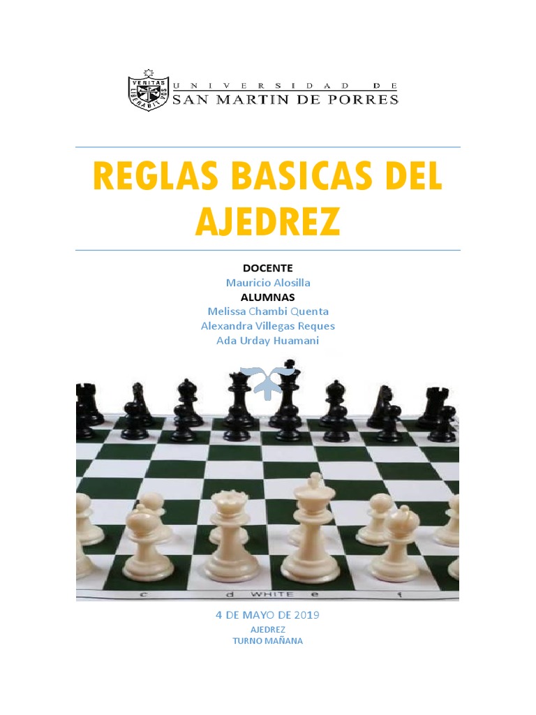 Reglas Basicas Del Ajedrez | PDF | Ajedrez | Teoría de juego