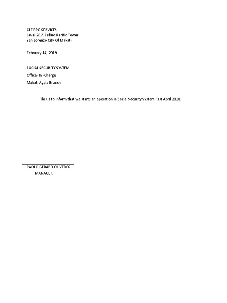 CLF BPO Services Launch Announcement | PDF