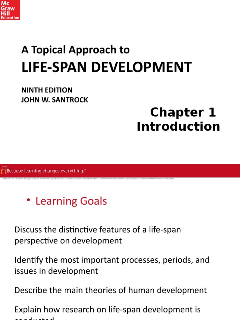 A Topical Approach To Life-Span Development Chapter 1 | PDF ...