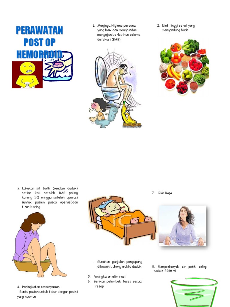 Leaflet Hemoroid | PDF | Kesehatan Holistik