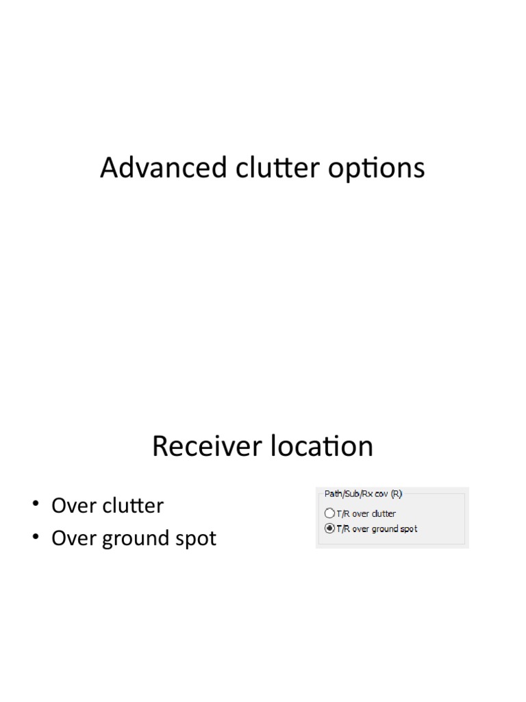 Clutter Parameters V3 | PDF | Radio Propagation | Attenuation