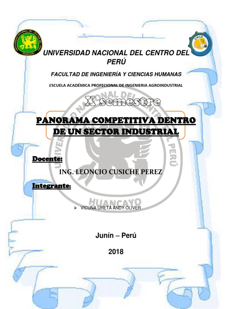 Panorama Competitivo | PDF | Cadena de valor | Ventaja competitiva