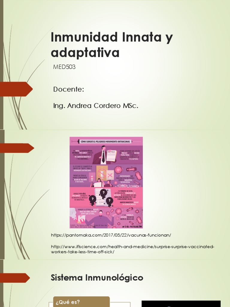 Inmunidad Innata y Adaptativa Explicada | PDF | Sistema inmune | Antígeno