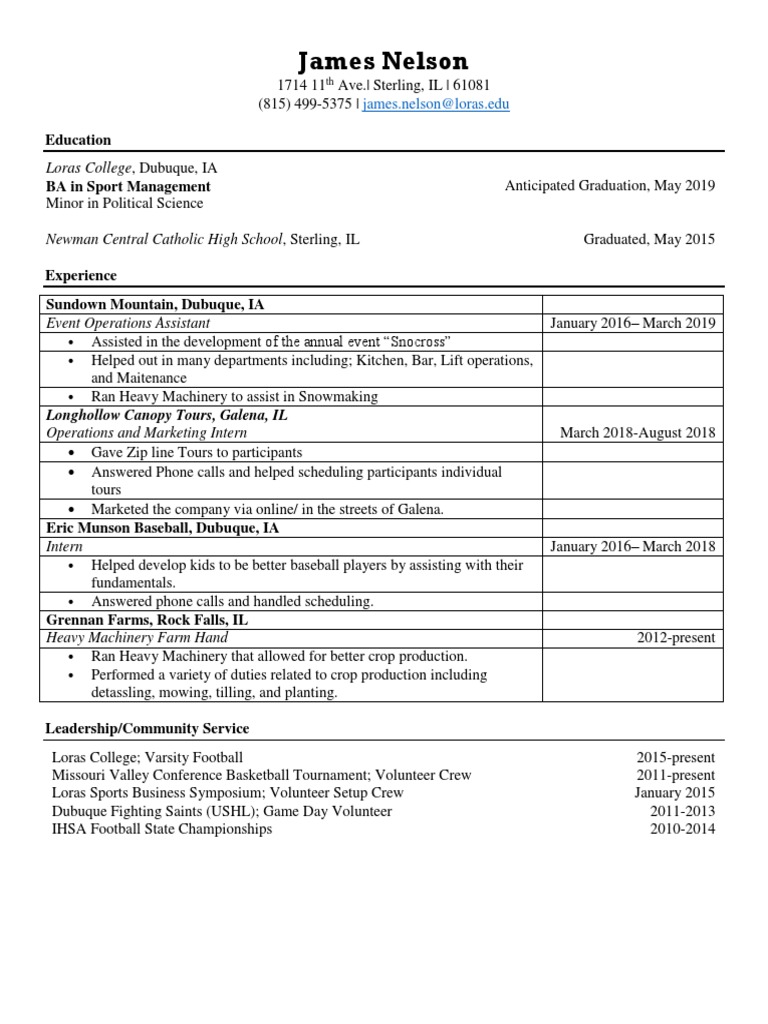 Jamie Resume Updated Again | PDF