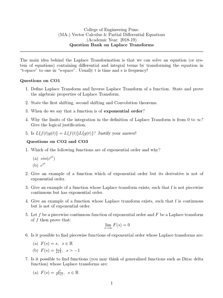 EMT Solution Manual | PDF | Laplace Transform | Exponential Function