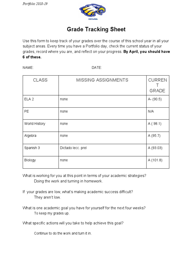 1 Grading Sheet | PDF