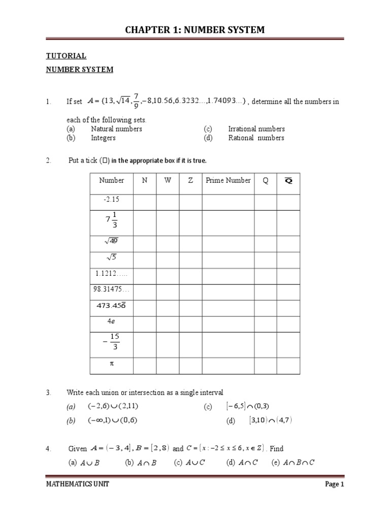 Chapter 1: Number System | PDF | Logarithm | Complex Analysis