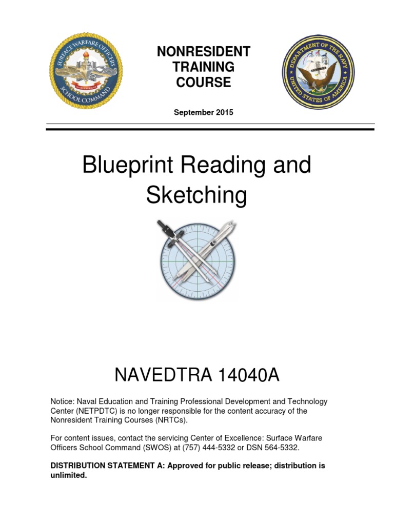 Blueprint Reading & Sketching | PDF | Technical Drawing | Pencil
