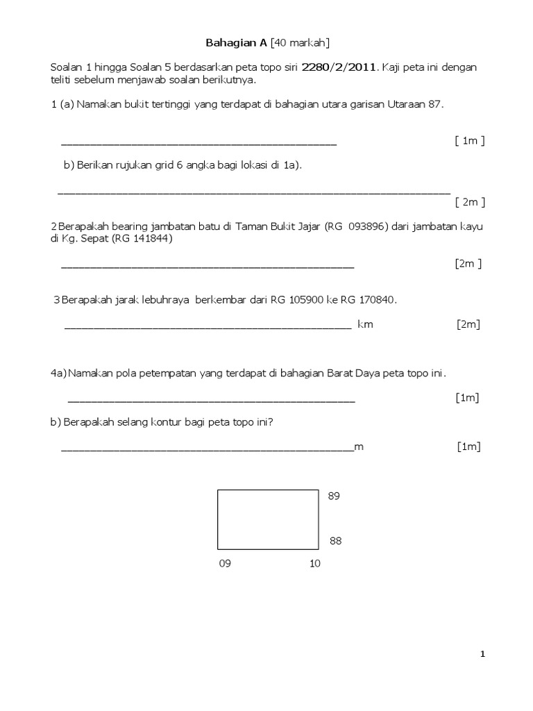 Kertas 2 Geo PPT F4 | PDF