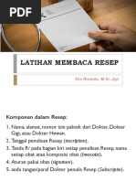 Resep, Copy Resep, Etiket Dan Kelengkapannya | PDF