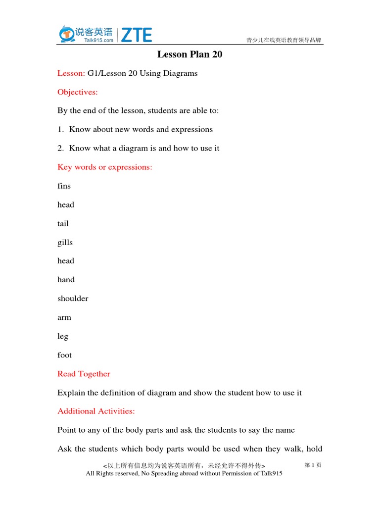 Lesson: Objectives | PDF
