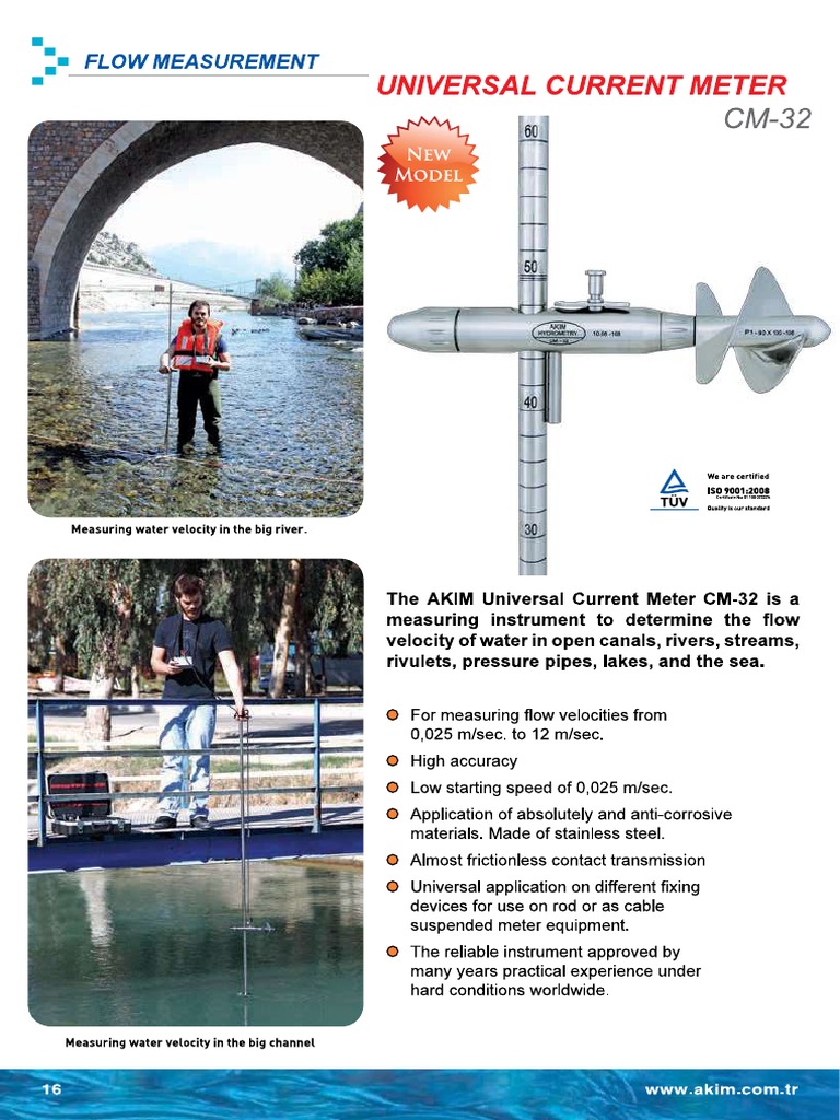 660 Universal Current Meter - Brochure | PDF
