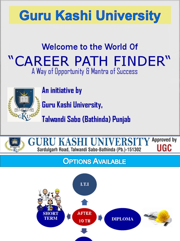 Welcome To The World Of: "Career Path Finder" | PDF | Science And ...
