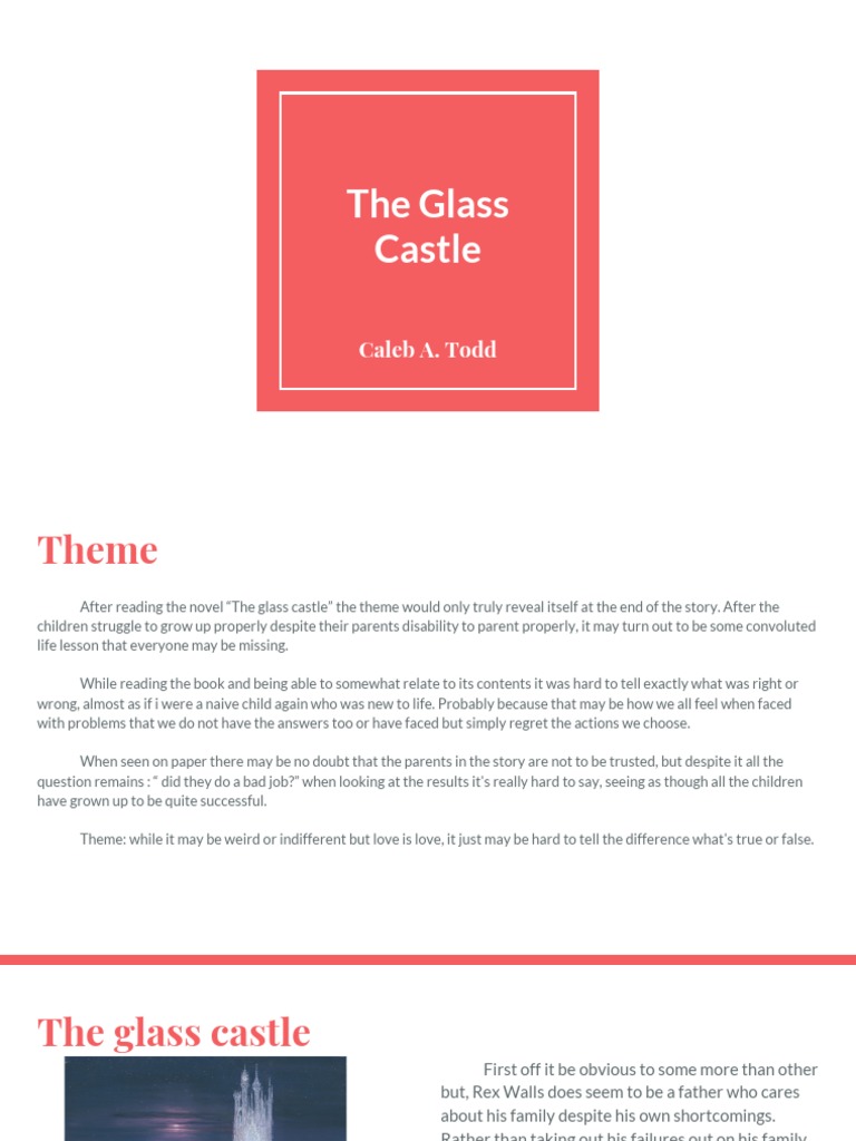 The Glass Castle Analysis | PDF