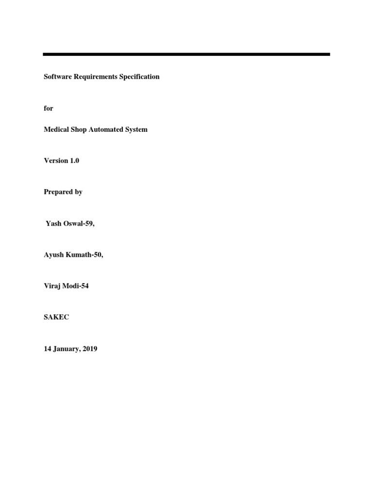 Software Requirements Specification | PDF | Graphical User Interfaces | User (Computing)