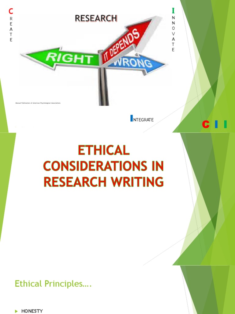 3 - Ethical Considerations in Research Writing | PDF | Reinforcement ...