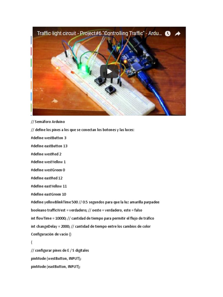 Semáforo Arduino | PDF | Informática | Transporte