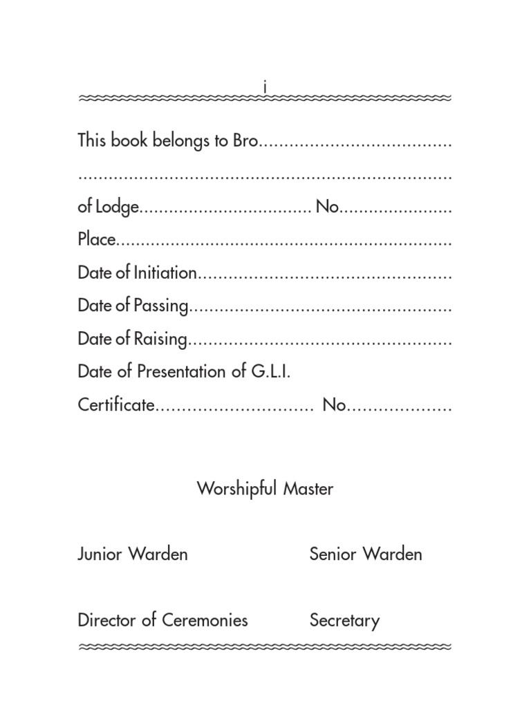 Craft Ritual Book PDF | PDF | Masonic Lodge | Freemasonry