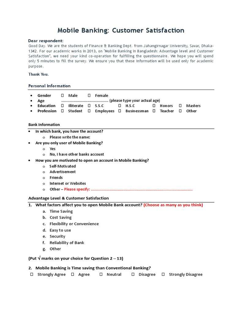 Banking 3 | PDF | Customer Satisfaction | Banks