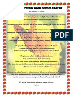 Sample Prayer For Intramurals | PDF | Wellness | Religion & Spirituality