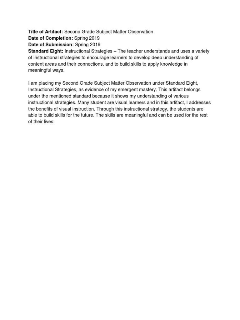 Rationale Template 1 | PDF