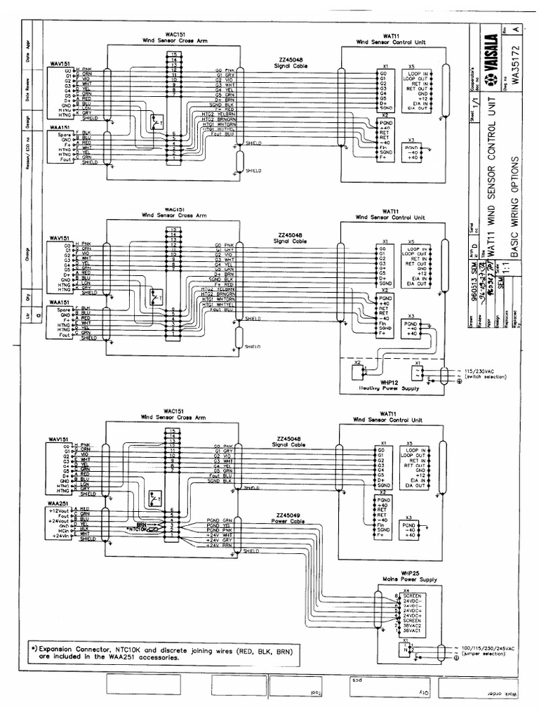 WAC151 Basic Wiring Options - Wa25 PDF | PDF