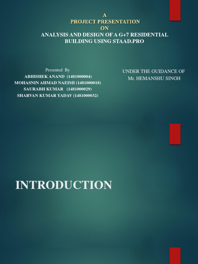 Project Staad Pro | PDF | Beam (Structure) | Bending