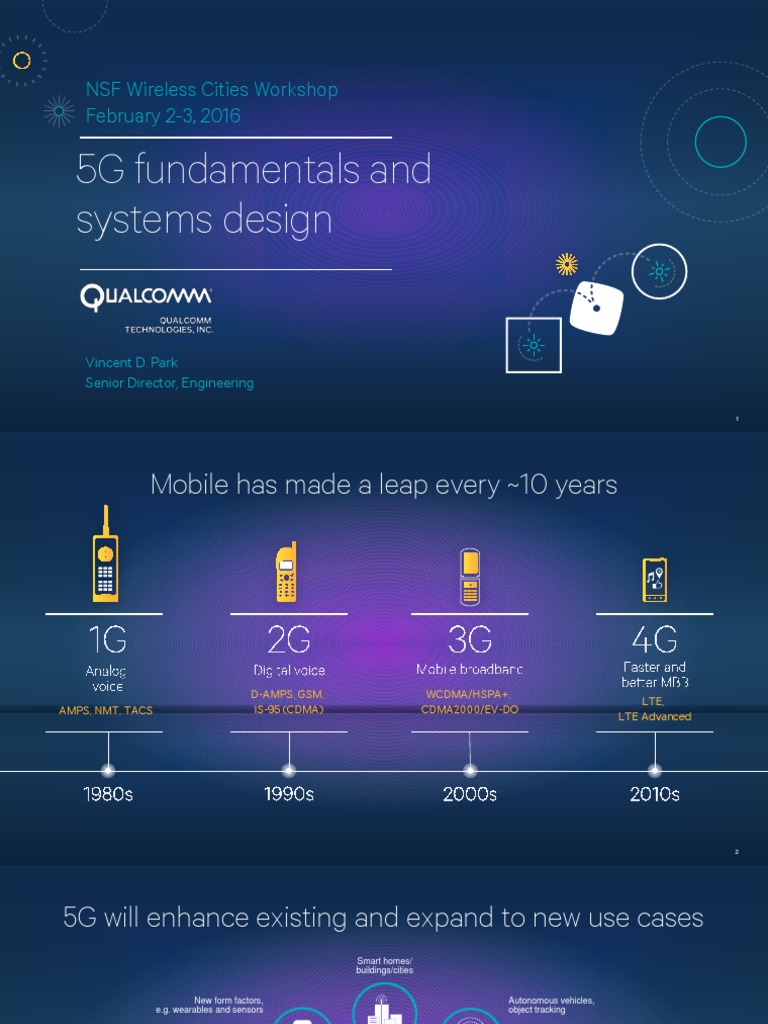 5G Fundamentals and Design Qualcomm PDF | PDF | 4 G | Internet Of Things