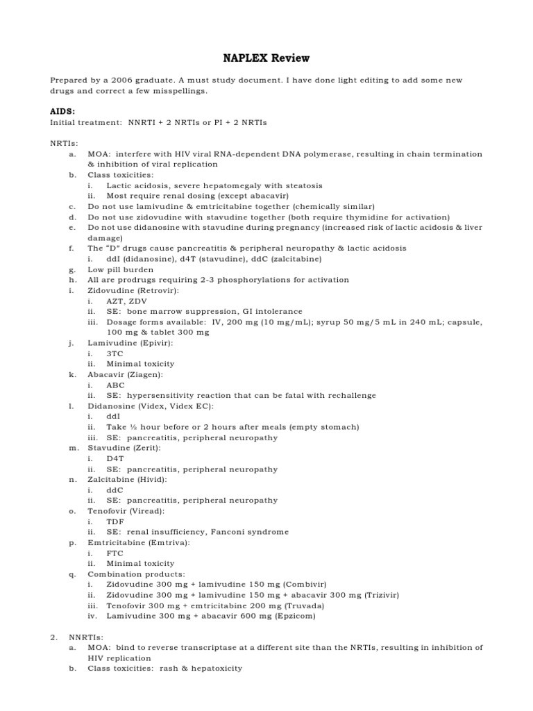 7896 - Super NAPLEX Review PDF | PDF | Pharmacology | Drugs