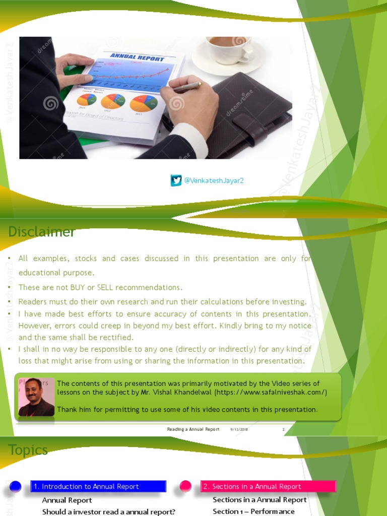 Annual Reports 2018 | PDF | Financial Statement | Dividend