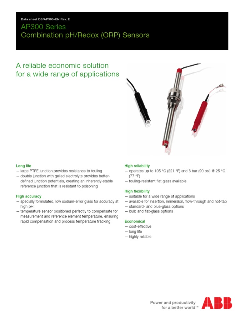 PH Sensor (ABB) PDF | PDF | Ph | Valve