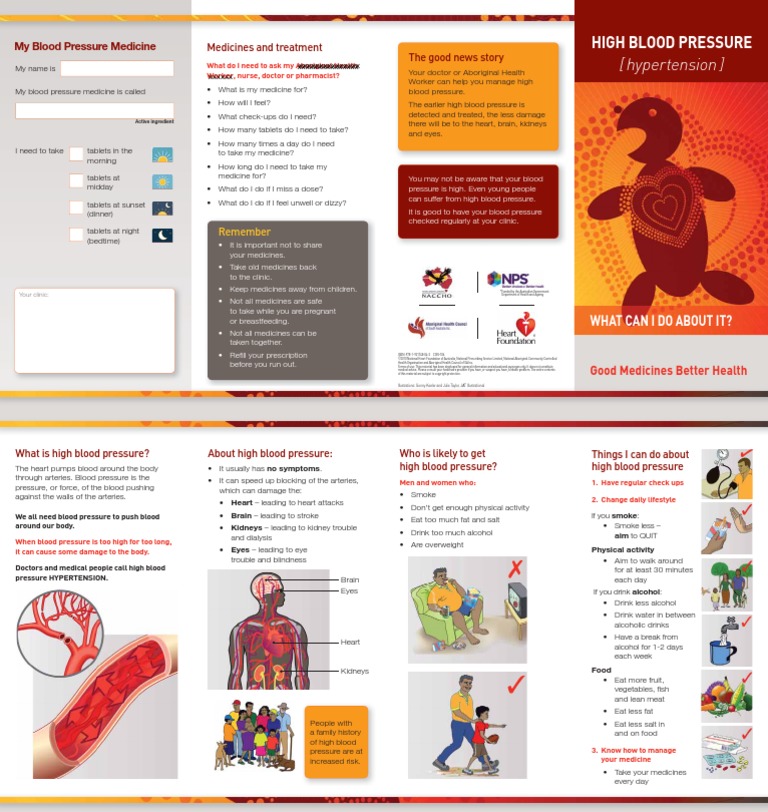 Hypertension Brochure | PDF | Hypertension | Alcoholic Drinks