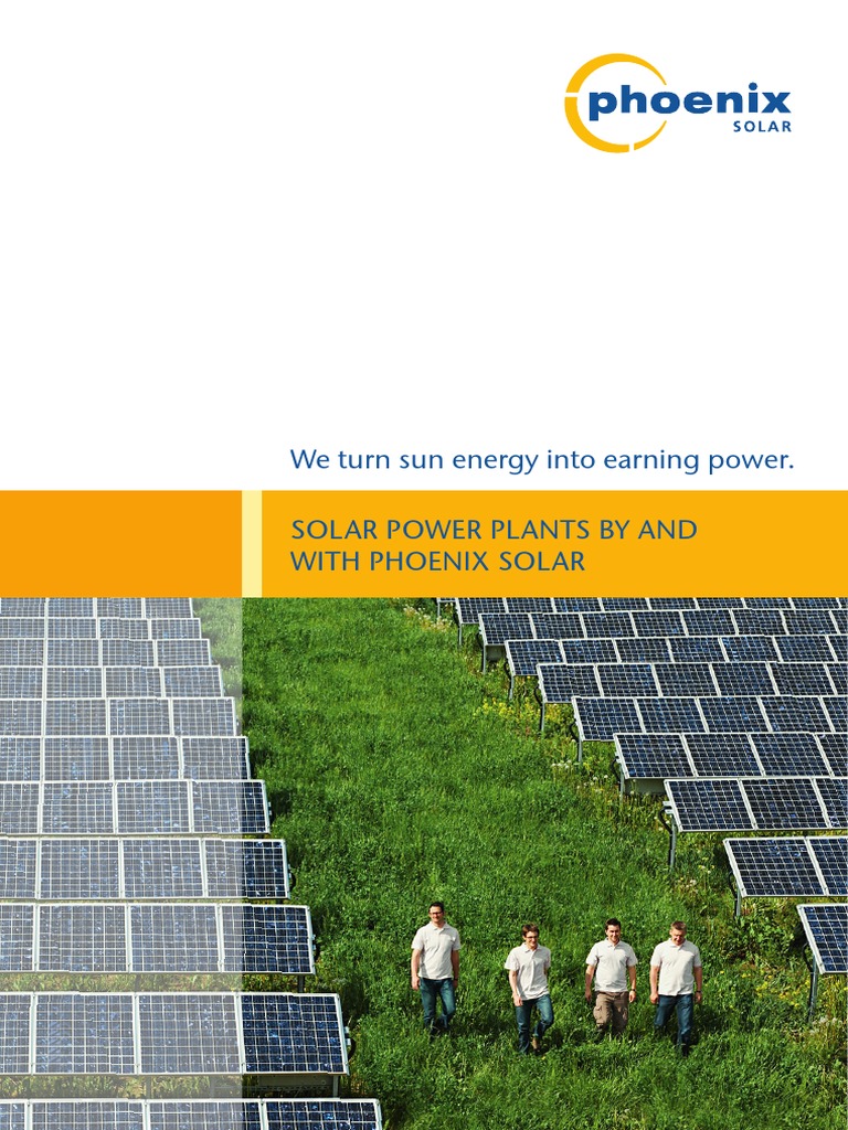 Power Plant Brochure | PDF | Solar Power | Photovoltaics