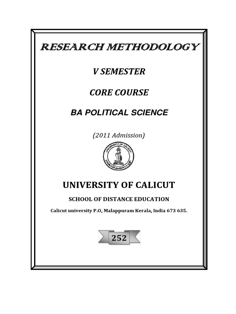 BRM - Study Material PDF | PDF | Hypothesis | Survey Methodology