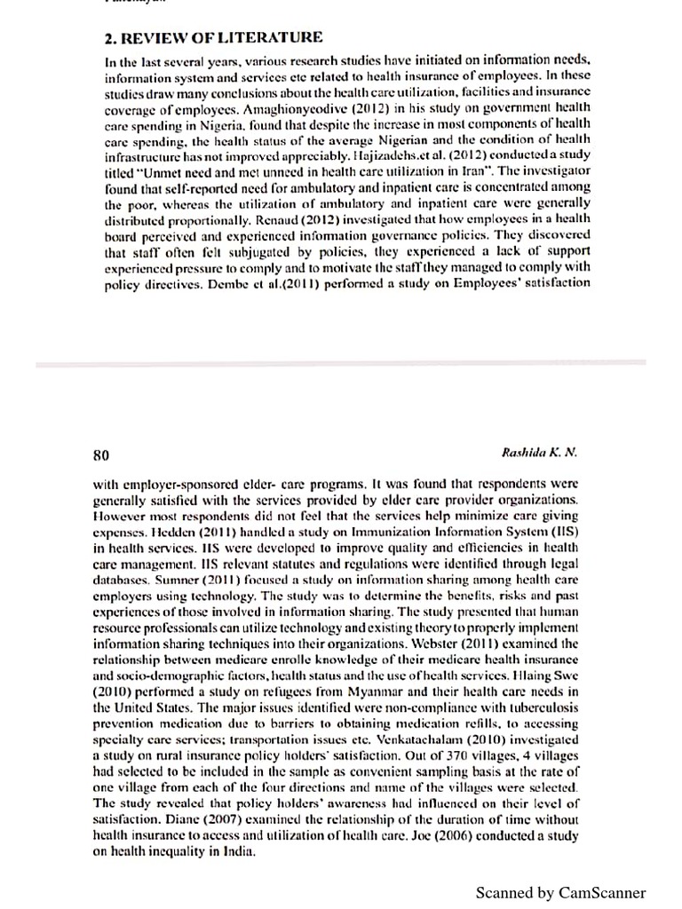 Literature Review | PDF