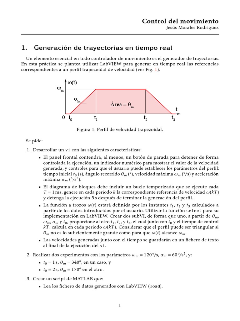 Ejercicio de Labview | PDF | Velocidad | Ingeniería Informática