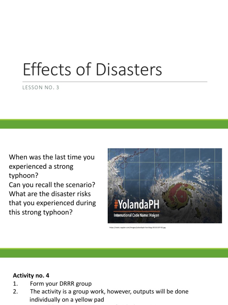 Effects of Disasters | PDF