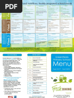 Chartwells New Menu 2526 | PDF | Salad | Gravy