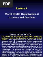 WHO Organizational Structure Overview | PDF | World Health Organization ...