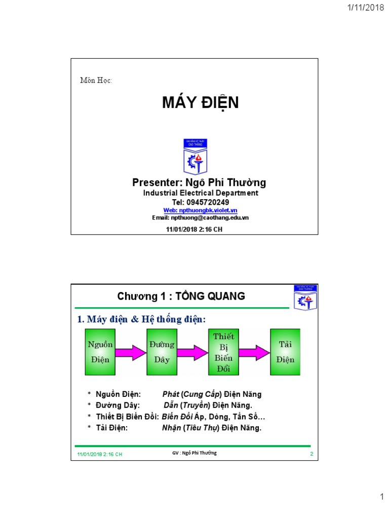 Bai Giang May Dien PDF | PDF