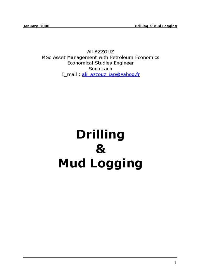 Drilling & Mud Logging | PDF | Casing (Borehole) | Drilling Rig